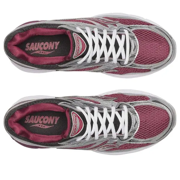 Saucony Progrid Omni Socktop Athletic Sneakers - Maroon/black
