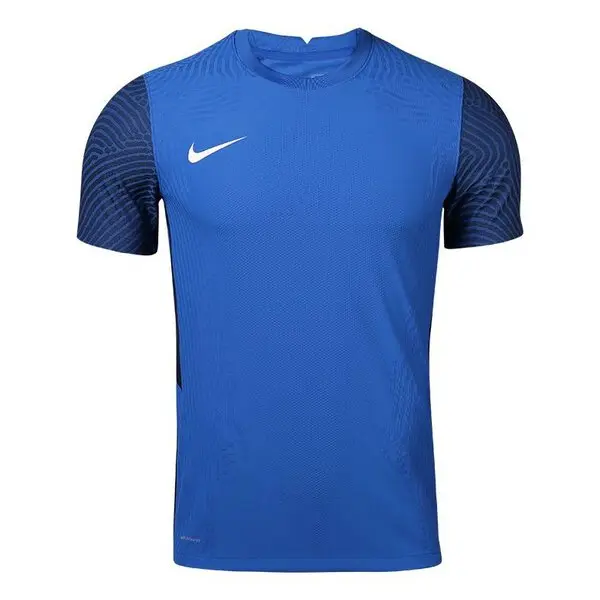 Nike Nk Vprknit Iii Jsy Casual Sports Breathable Colorblock Short Sleeve Blue T-shirt - Multi-color