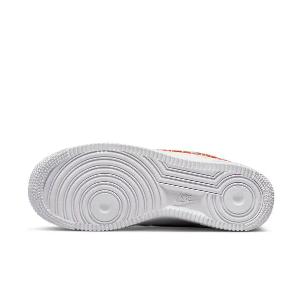 Nike Force 1 '07 "rush Orange Paisley" Sneakers - White/orange