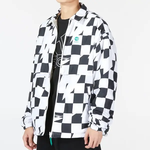Adidas Reversible Jacket With Checkerboard Print