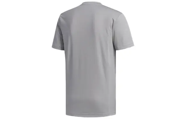 Adidas M D2m Pl Tee Training Sports Round Neck Gray