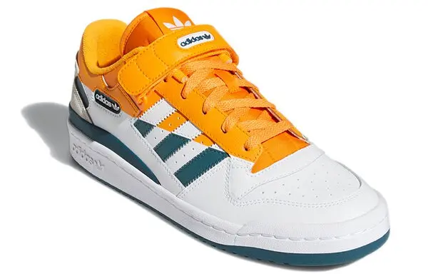 Adidas Forum Low Premium Sneakers - White/blue/yellow