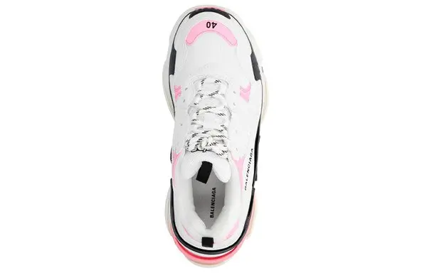 Balenciaga Triple S Sneakers - White/pink/black