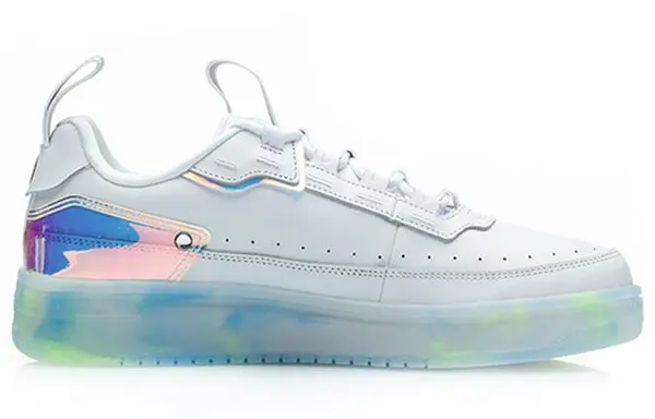 LI-NING Counterflow White Microcrystalline Sneakers