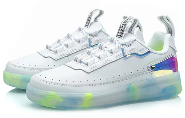 LI-NING Counterflow White Microcrystalline Sneakers