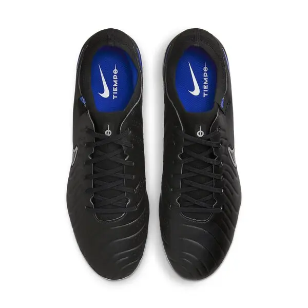 Nike Tiempo Legend Pro Firm-ground Low-top Football Boot 'black - Black/blue