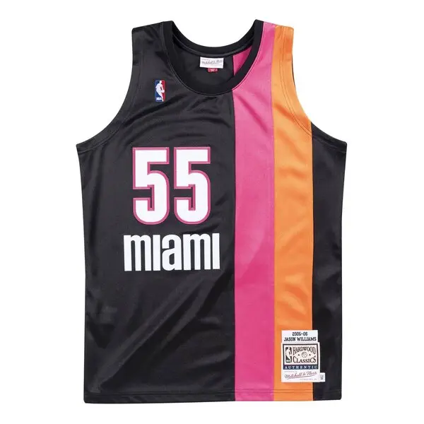 Mitchell & Ness X Nba Miami Heat 2005-06 Jason Williams Jersey - Black