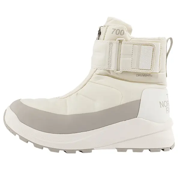 The North Face Nuptse Ii Strap Waterproof Boots - White/beige