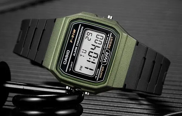 Casio Digital Watch - Black/green