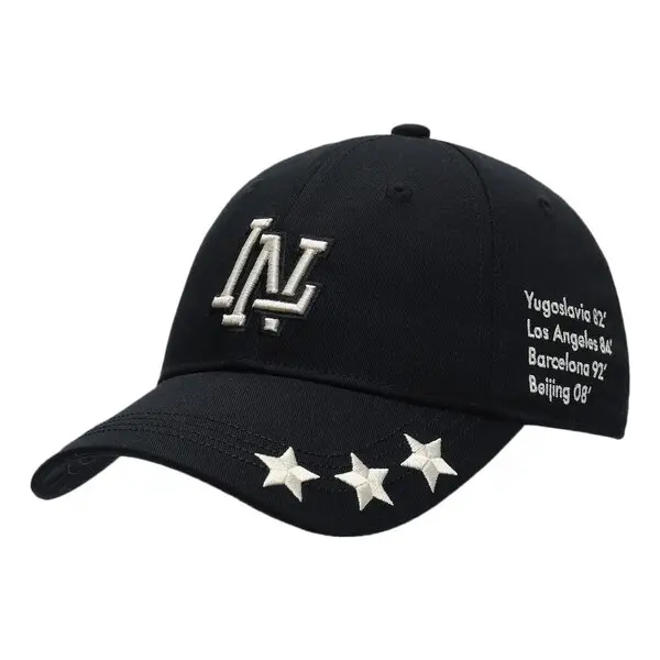 LI-NING Logo Baseball Cap - Black/white
