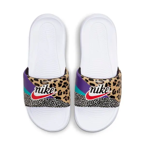 Nike Victori One Printed Slide - Black/brown