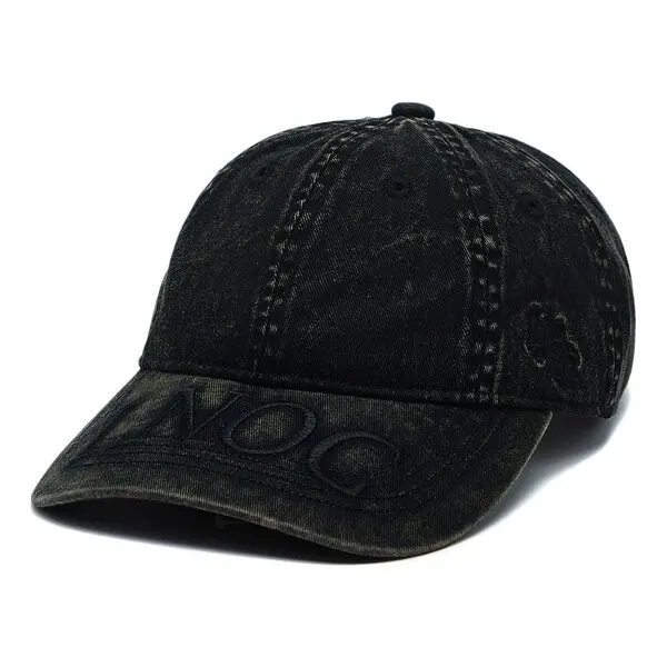 LI-NING Logo Denim Baseball Cap - Washed Black