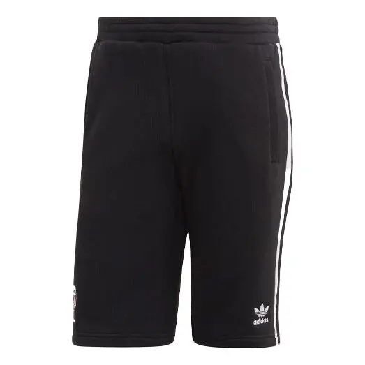Adidas Originals Classic Side Stripe Casual Shorts - Black