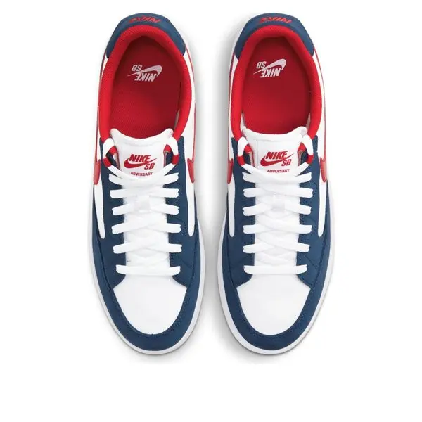 Nike Adversary Premium Sb Sneakers - White/blue/red
