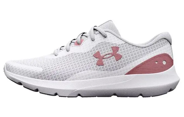 Under Armour Surge 3 Athletic Sneakers - White/pink Elixir
