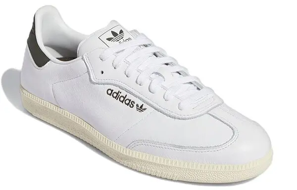 Adidas Samba Adv Low Top Sneakers - Cloud White/cloud White/shadow Olive