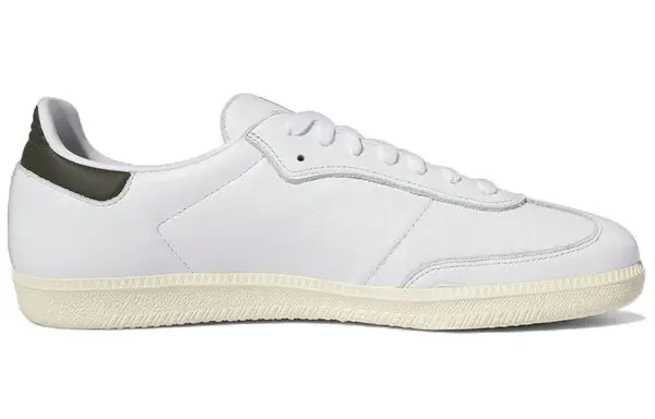 Adidas Samba Adv Low Top Sneakers - Cloud White/cloud White/shadow Olive