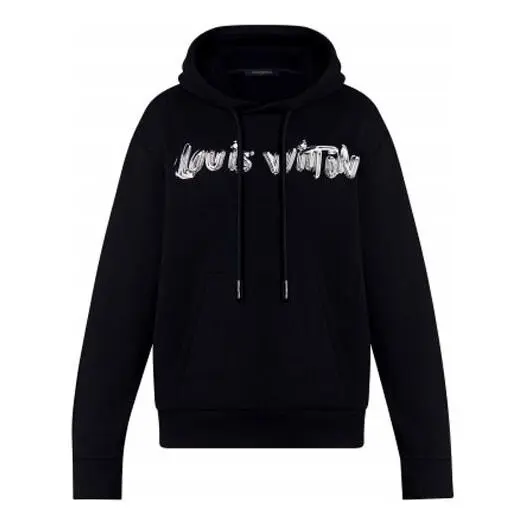 LOUIS VUITTON Logo Printing" Long Sleeve Hoodie