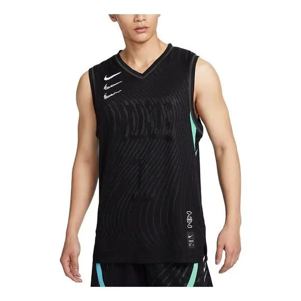 Nike Dri-fit Adv Basketball Jersey - Black/multi-color