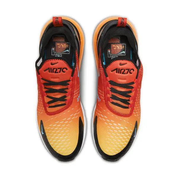 Nike Max 270 "sunset" Low Top Sneakers - Black/red