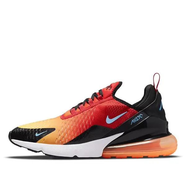 Nike Max 270 "sunset" Low Top Sneakers - Black/red