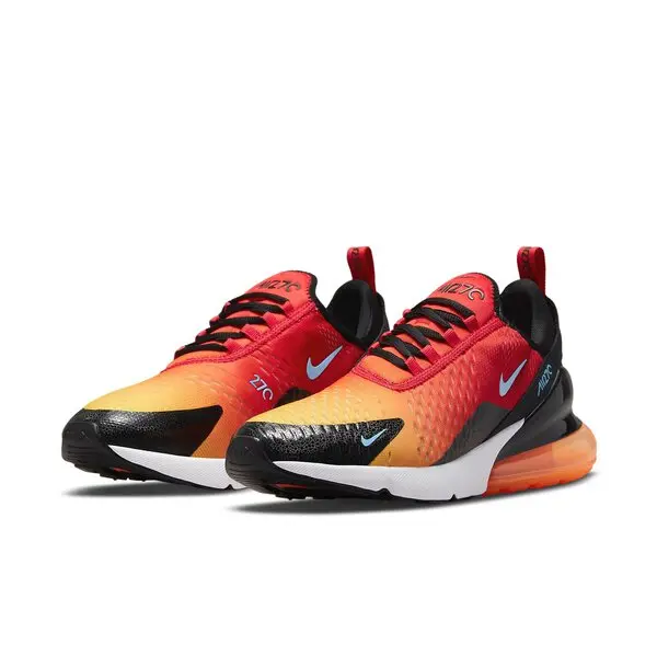 Nike Max 270 "sunset" Low Top Sneakers - Black/red