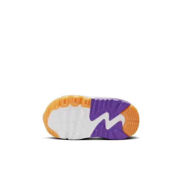 Nike Max 90 Leather Sneakers - White/action Grape/phantom