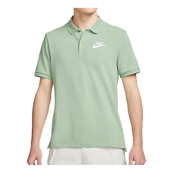 Nike Logo Polo T-shirt 'green
