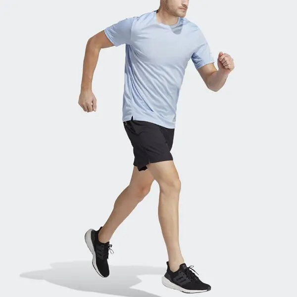 Adidas Run It T-shirt - Blue Dawn