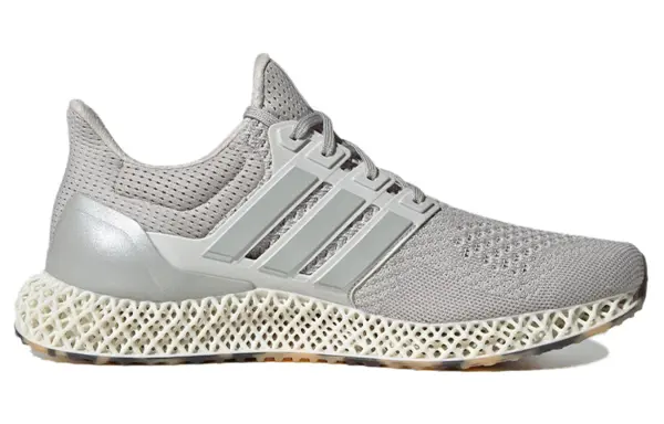 Adidas Ultra 4d Athletic Sneakers - Grey/white/silver