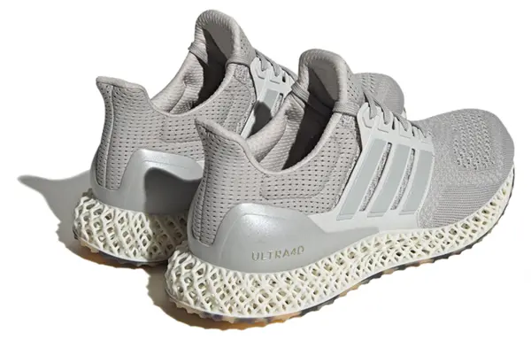 Adidas Ultra 4d Athletic Sneakers - Grey/white/silver