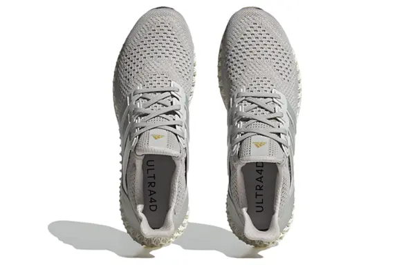 Adidas Ultra 4d Athletic Sneakers - Grey/white/silver