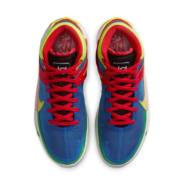 Nike Kd 13 "ny Vs. Ny" High Top Sneakers - Blueredyellow