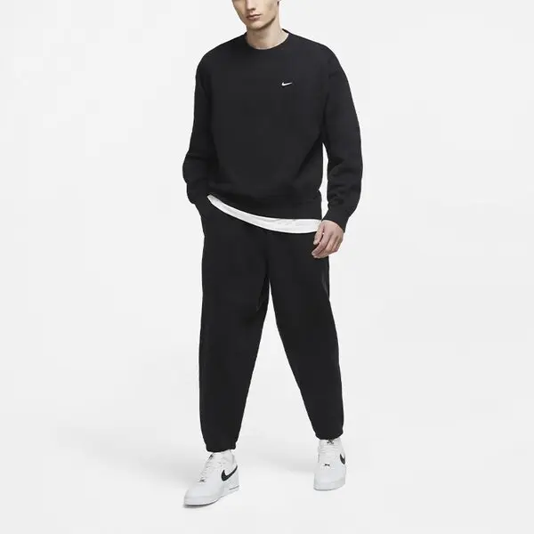 Nike Lab Nrg Fleece Crew Round Neck Pullover - Black