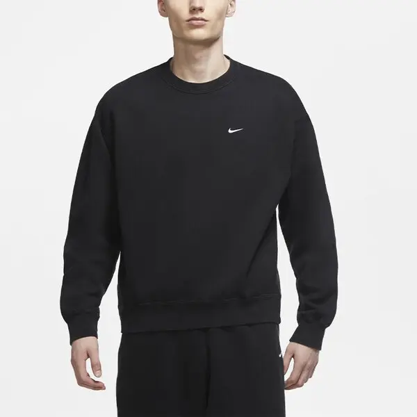 Nike Lab Nrg Fleece Crew Round Neck Pullover - Black