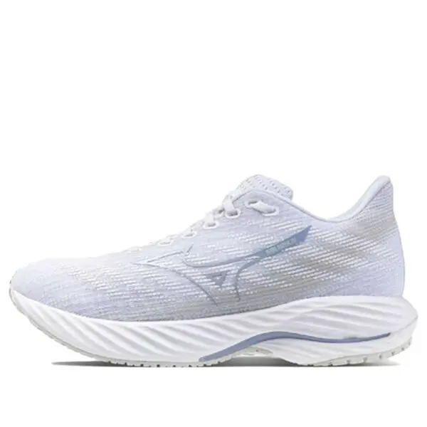 Mizuno Wave Rider 28 Athletic Sneakers - White/silver