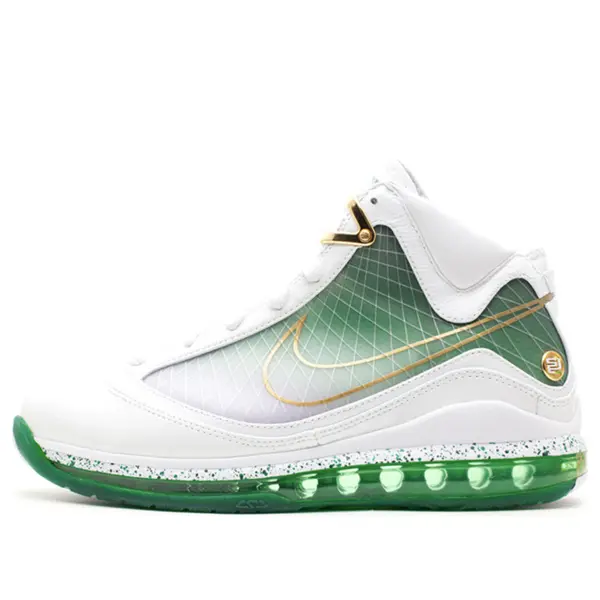 Nike Lebron 7 Mtag Shanghai High Top Sneakers - White/white/goldyellowgold