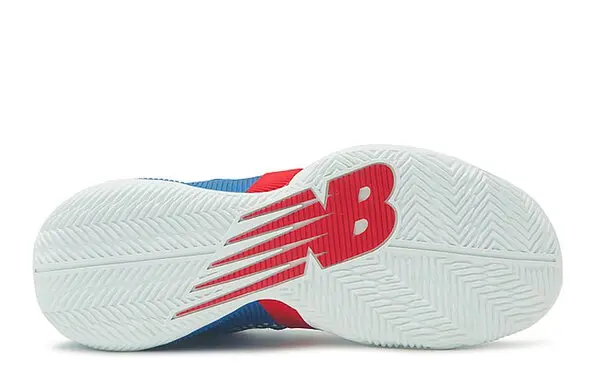 NEW BALANCE Omn1s "clippers" High Top Athletic Sneakers - Red/blue