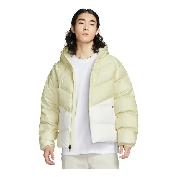 Nike Windrunner Down Jacket - Light Khaki/sail/white