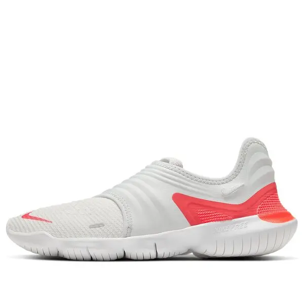 Nike Free Rn Flyknit 3.0 Athletic Sneakers - White/red