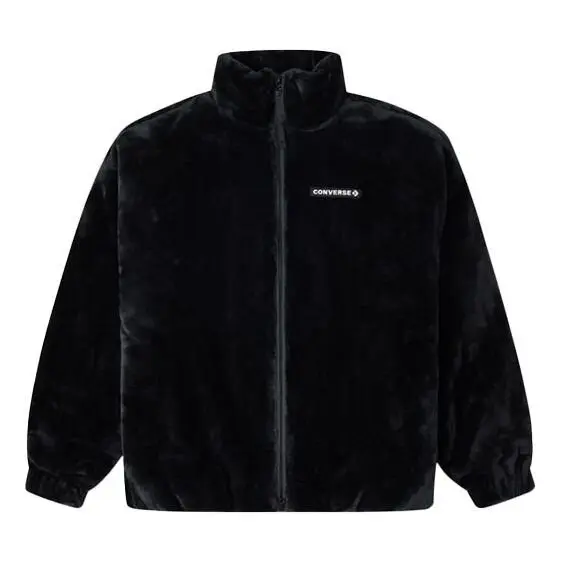 CONVERSE Logo Relaxed Fit Jacket - Black