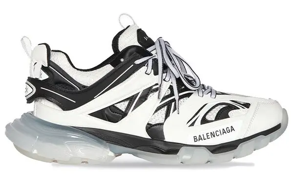 Balenciaga Track Sneaker Clear Sole - Black/white
