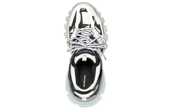 Balenciaga Track Sneaker Clear Sole - Black/white