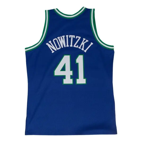 Mitchell & Ness Dallas Mavericks 1998-99 Dirk Nowitzki Road Swingman Jersey