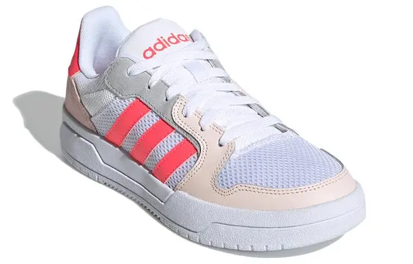 Adidas Entrap Low Top Sneakers - White/pink