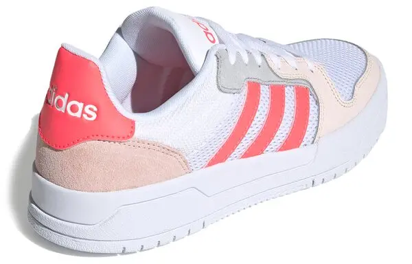Adidas Entrap Low Top Sneakers - White/pink