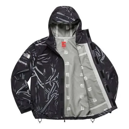 Supreme X The North Face Trompe L'oeil Printed Taped Seam Shell Jacket