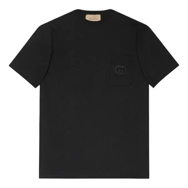 Gucci Cotton Jersey T-shirt With Patch - Black