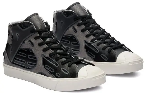 CONVERSE Feng Chen Wang X Jack Purcell Mid Sneakers - Black