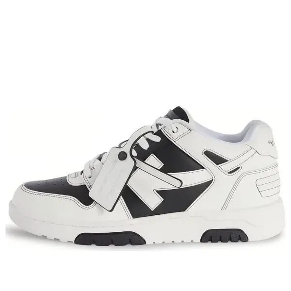 Off-White Out Of Office" Low Top Sneakers - Black/white